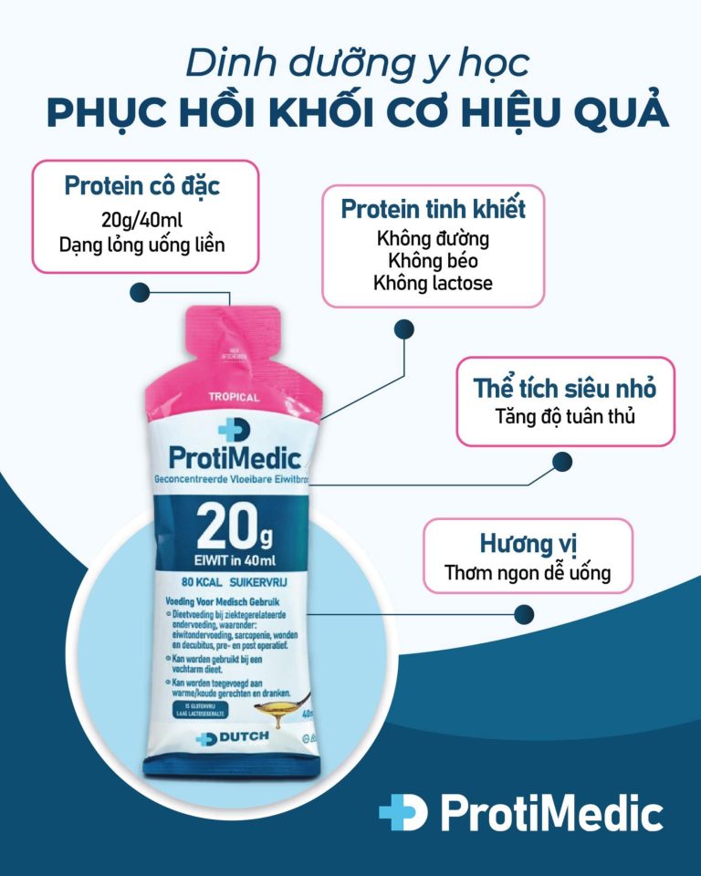 ProtiMedic 20g/40ml - Thực phẩm dinh dưỡng y học từ Hà Lan
