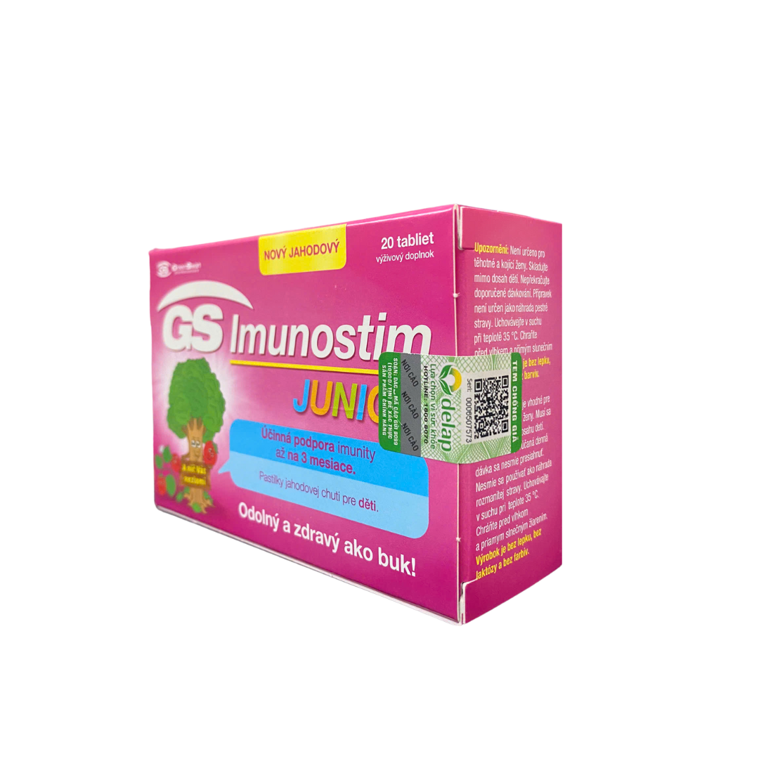 Viên ngậm GS Immunostim – Tăng sức đề kháng hô hấp đặc hiệu – Hộp 2 vỉ ...