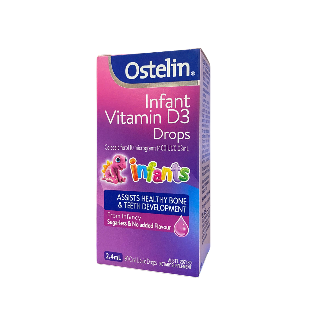 Ostelin Vitamin D3 Drops Cho Trẻ Từ Sơ Sinh - Lọ 2.4ml